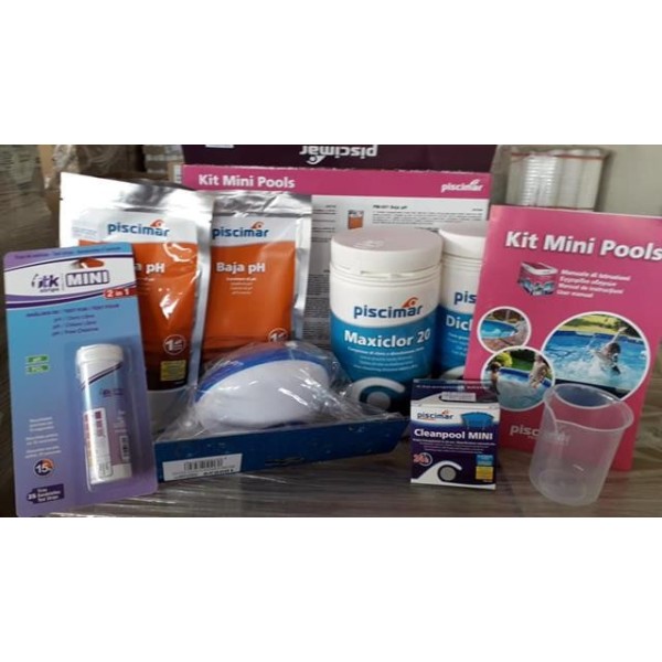 Compra Kit di prodotti chimici per mini piscina fino a 10/15 mc